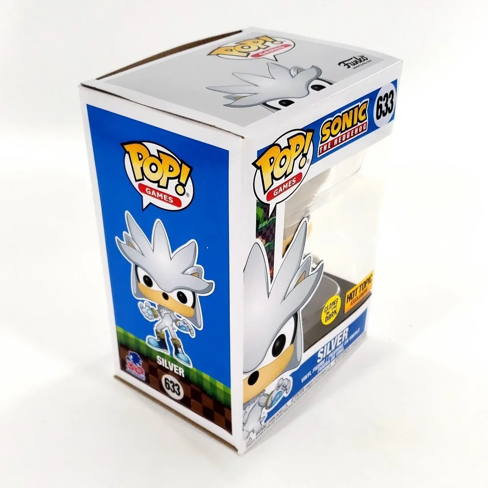 Funko | Toys | Funko Pop Sonic The Hedgehog Silver 633 Glows In The ...